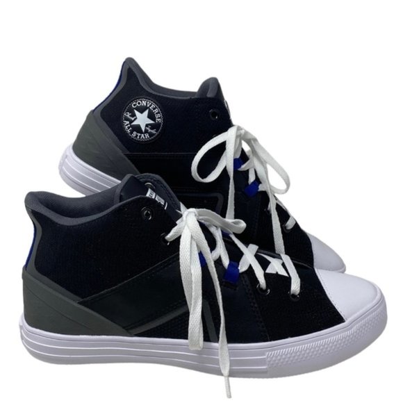 Converse | Shoes | Converse Chuck Taylor Flux Ultra Mid Black Mesh ...